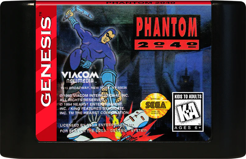 Phantom 2040 Sega Genesis – The Retro Games